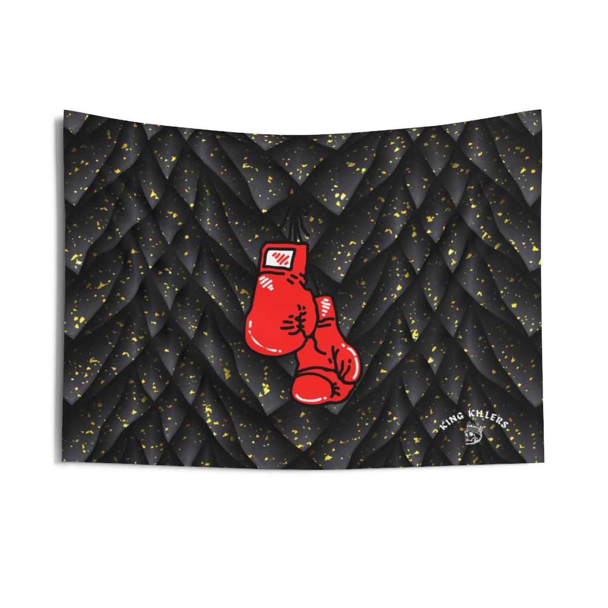 Black & Gold Boxing Flag - 36" x 26" - King KIllers Apparel– King Killers